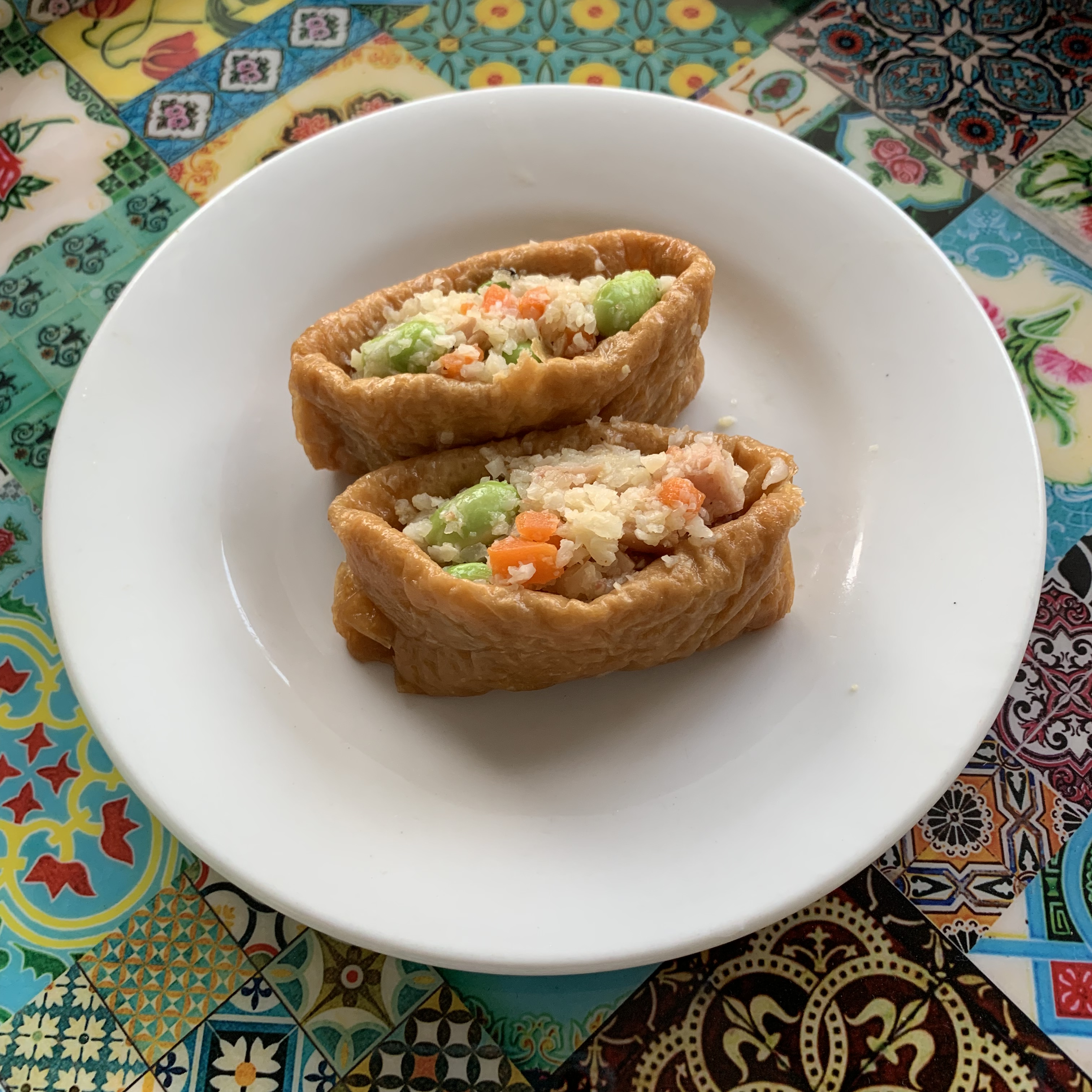 Cauliflower Rice Inari – Still Feeling Peckish